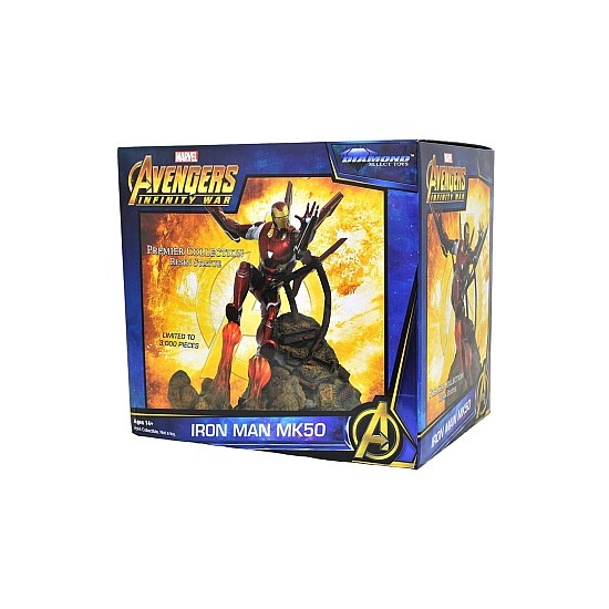 Diamond Marvel Premier Avengers 3 Iron Man Mk50 Resin 25cm