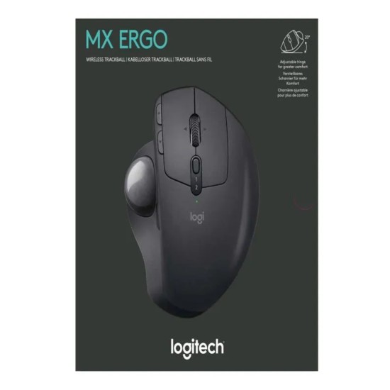 Mouse Logitech MX Ergo Graphite Wireless Trackball