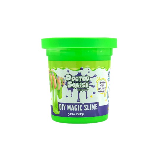 Set Doctor Squish DIY Magic Slime Double Set Green and Purple (38496)