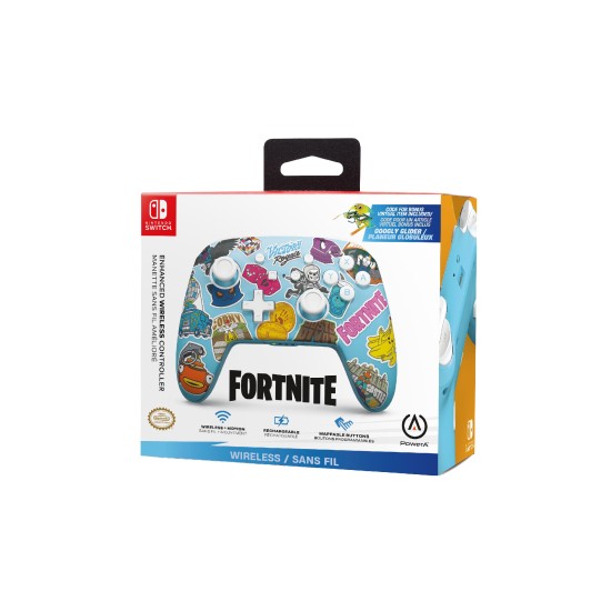 Powera Enhanced Wireless Controller Fortnite Sticker Mania